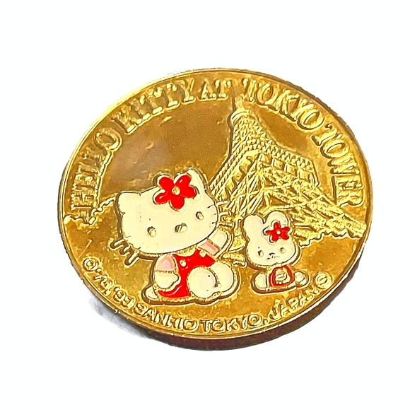 Sanrio | Jewelry | Rare 999 Sanrio Hello Kitty Gold Collector Coin Vguc ...